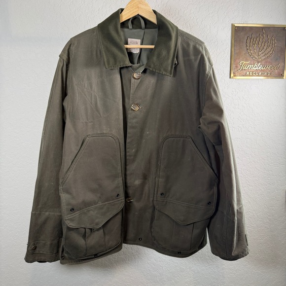 Filson | Jackets & Coats | Filson Waxed Canvas Field Jacket Olive Green ...